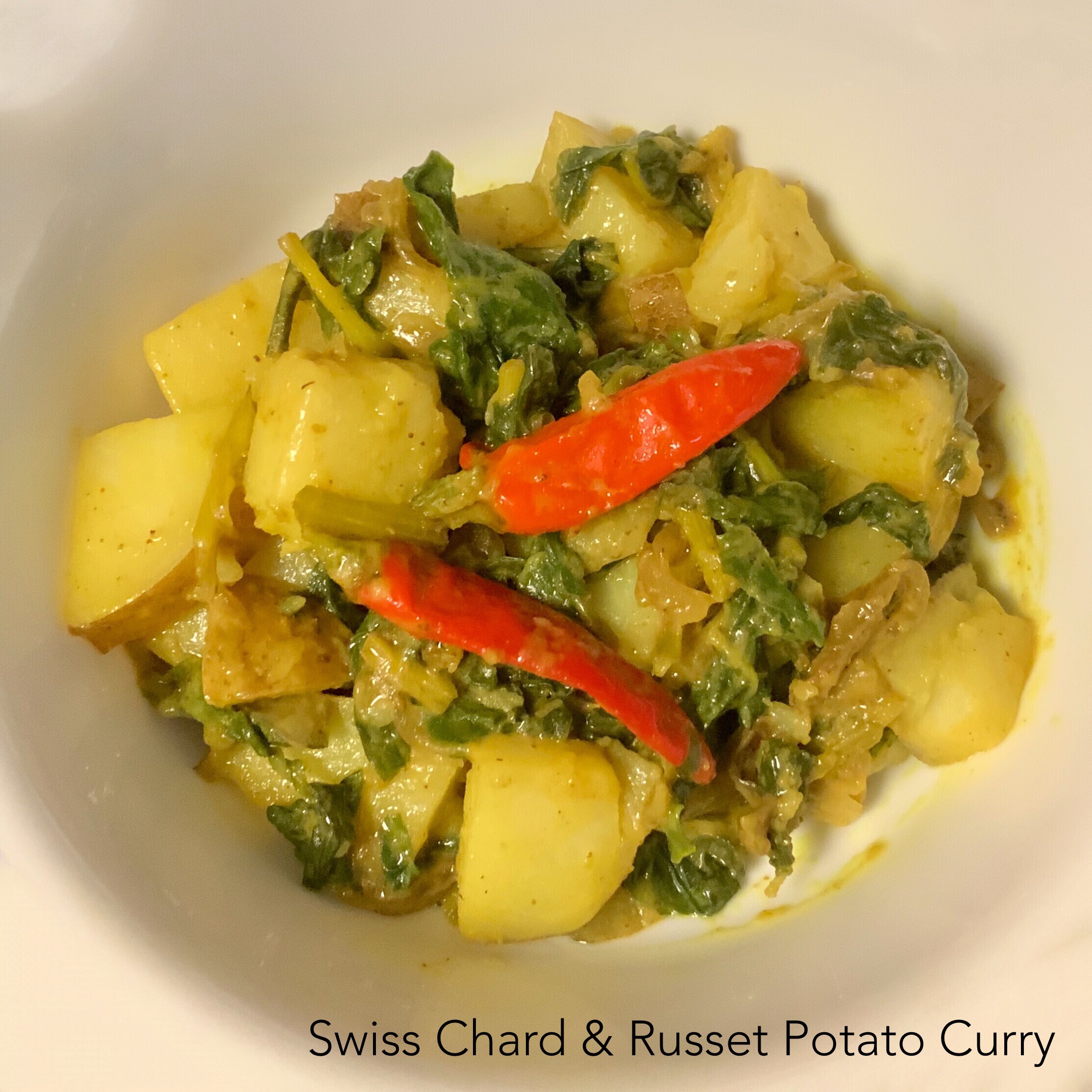 Swiss Chard Curry – Kity Gardener